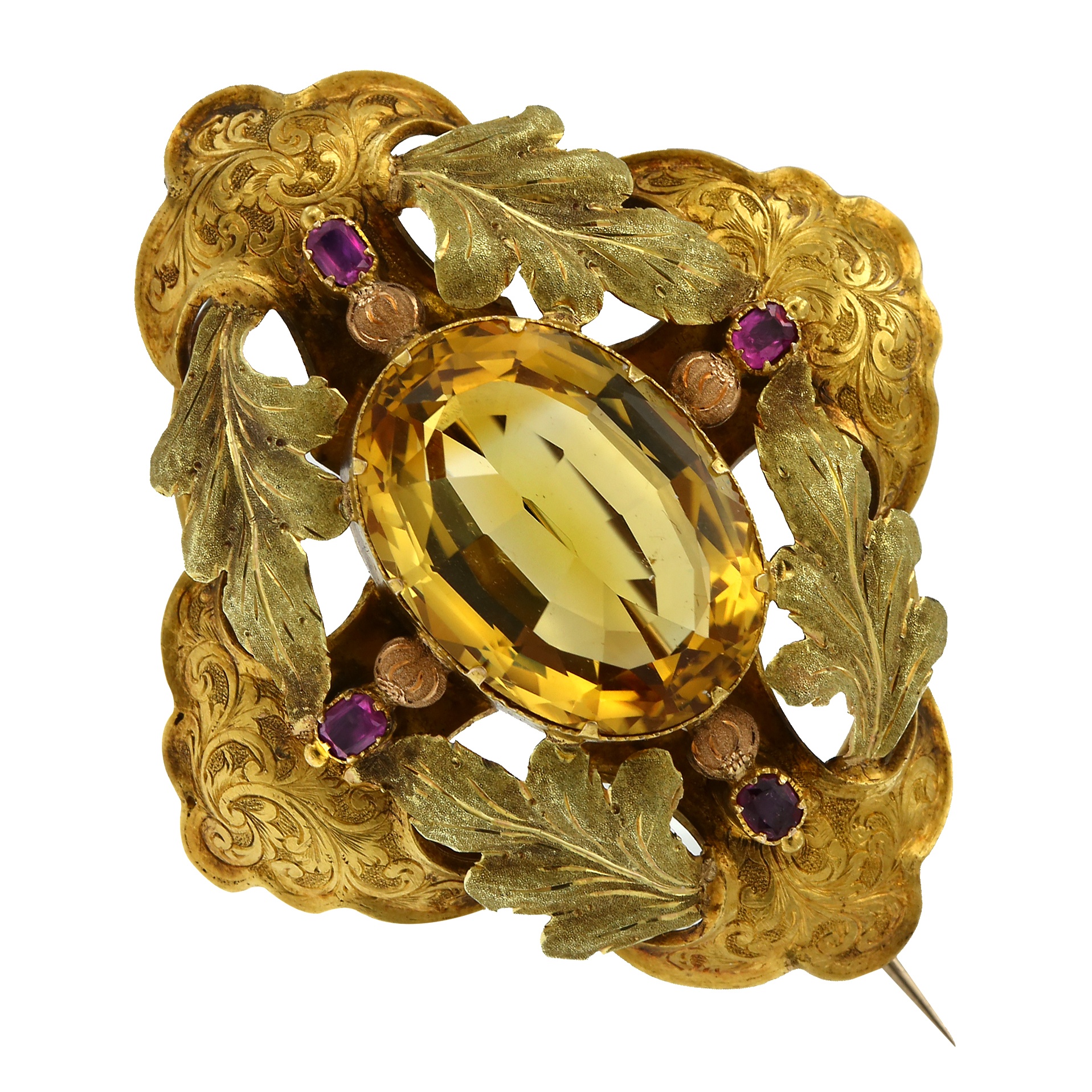 GERARD'S CHOICE: VICTORIAN CITRINE BROOCH