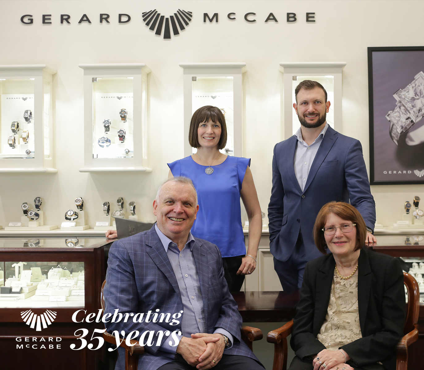 GERARD MCCABE CELEBRATES 35 YEARS